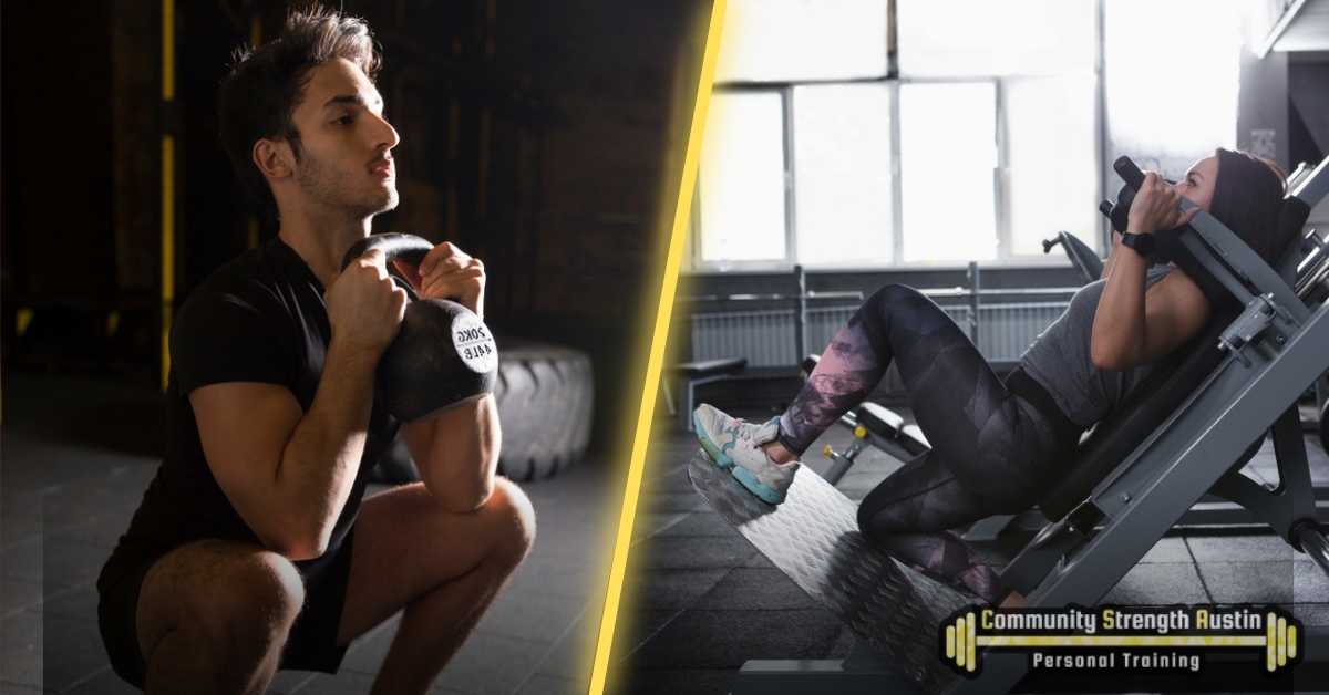 Hack Squat vs Goblet Squat: Which is Better? - Community Strength Austin